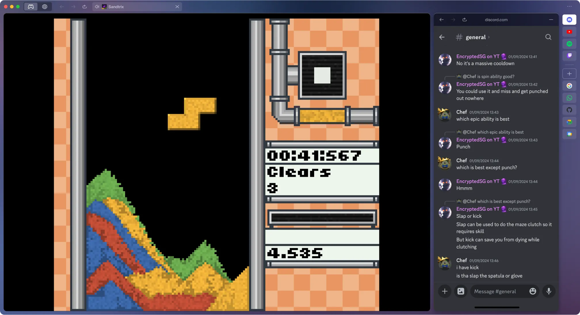 Sandtris - Play Puzzle Games Online